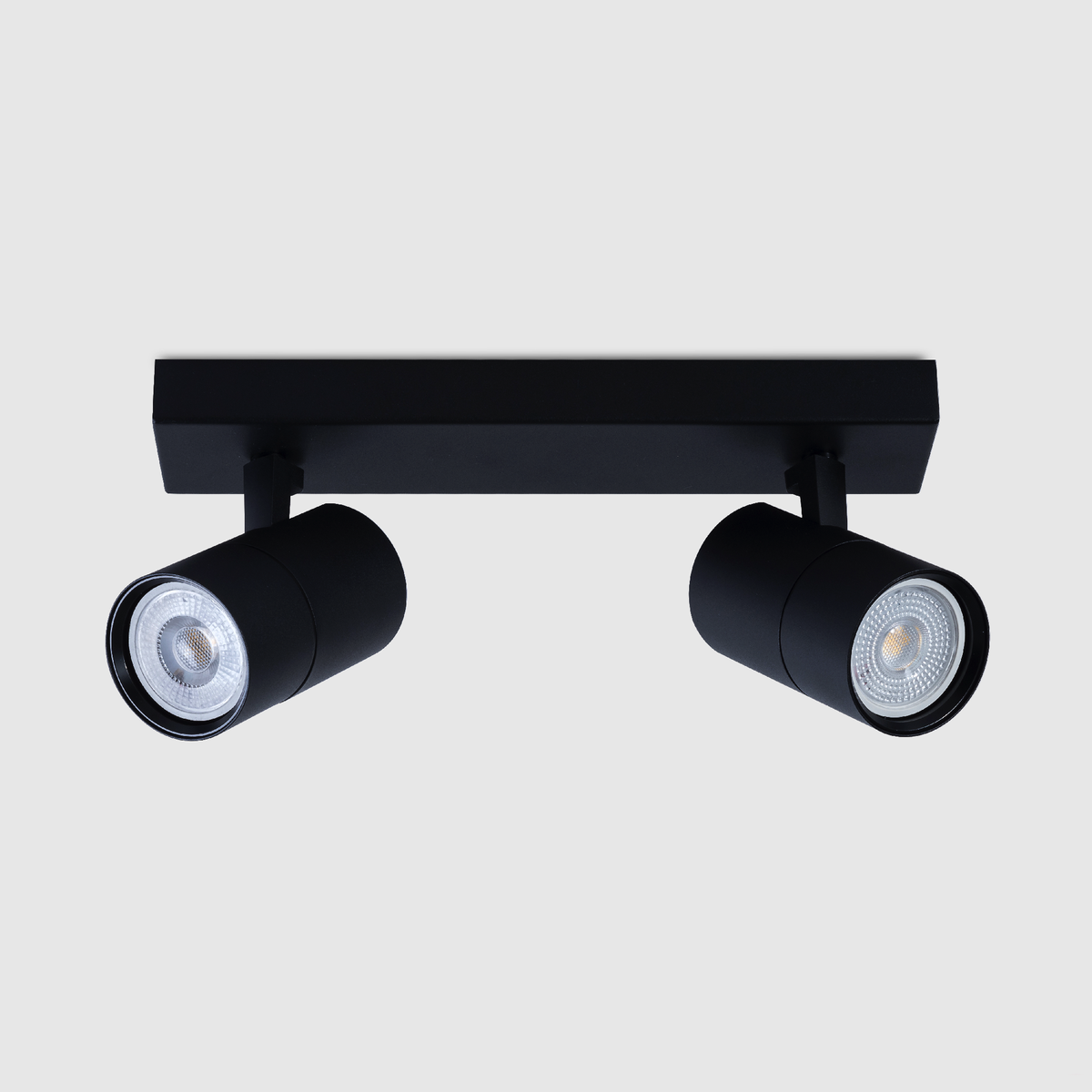 2 Light GU10 Spotlight 2x GU10 Black – Harper Living