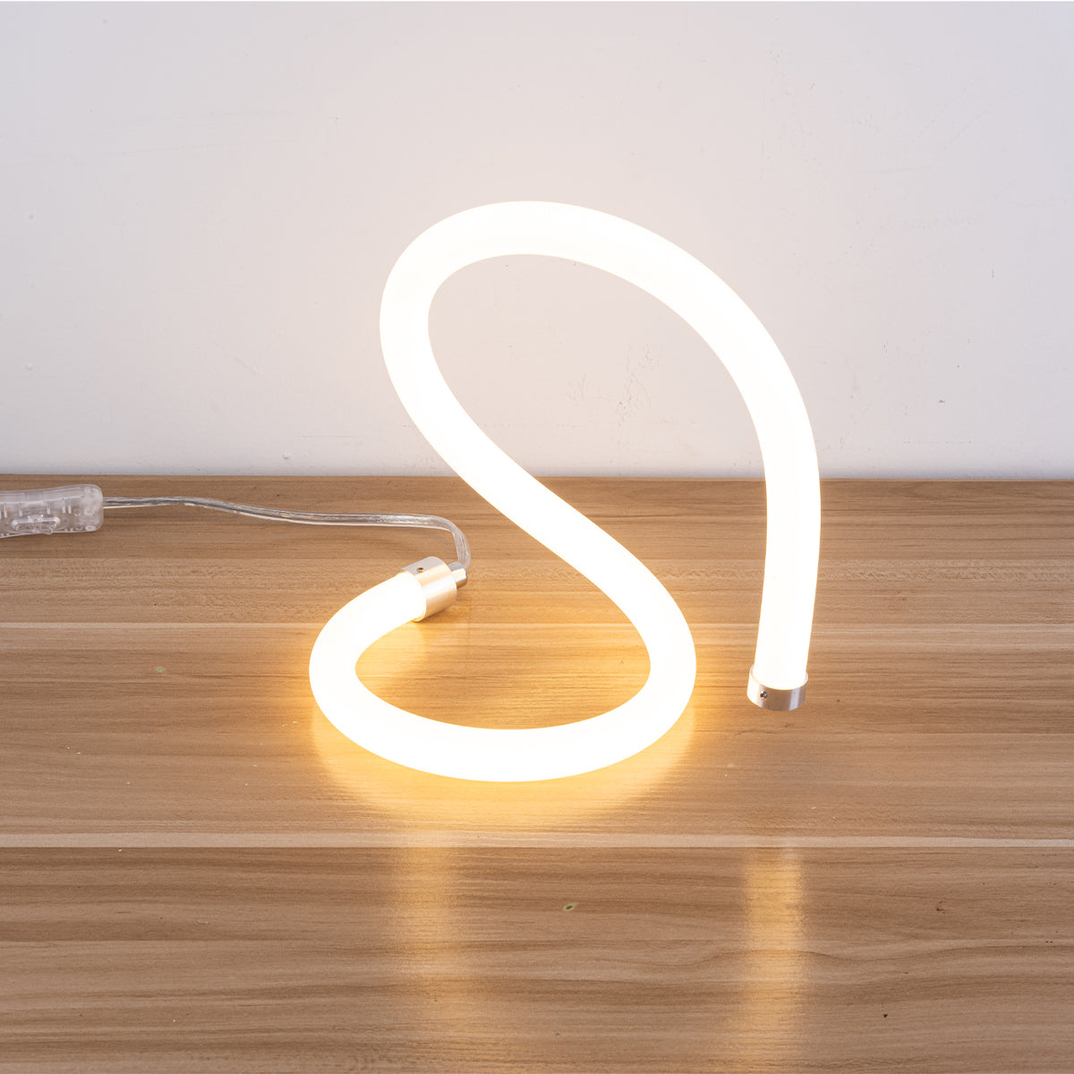 LED Table Lamp, UK Plug and On/Off Switch S-Light design, 14 Watts 140 ...