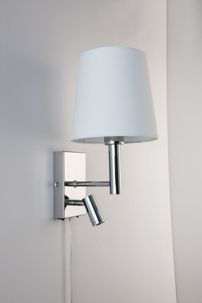 Harper Living Plug-In Wall Light with switch and Adjustable LED Readin